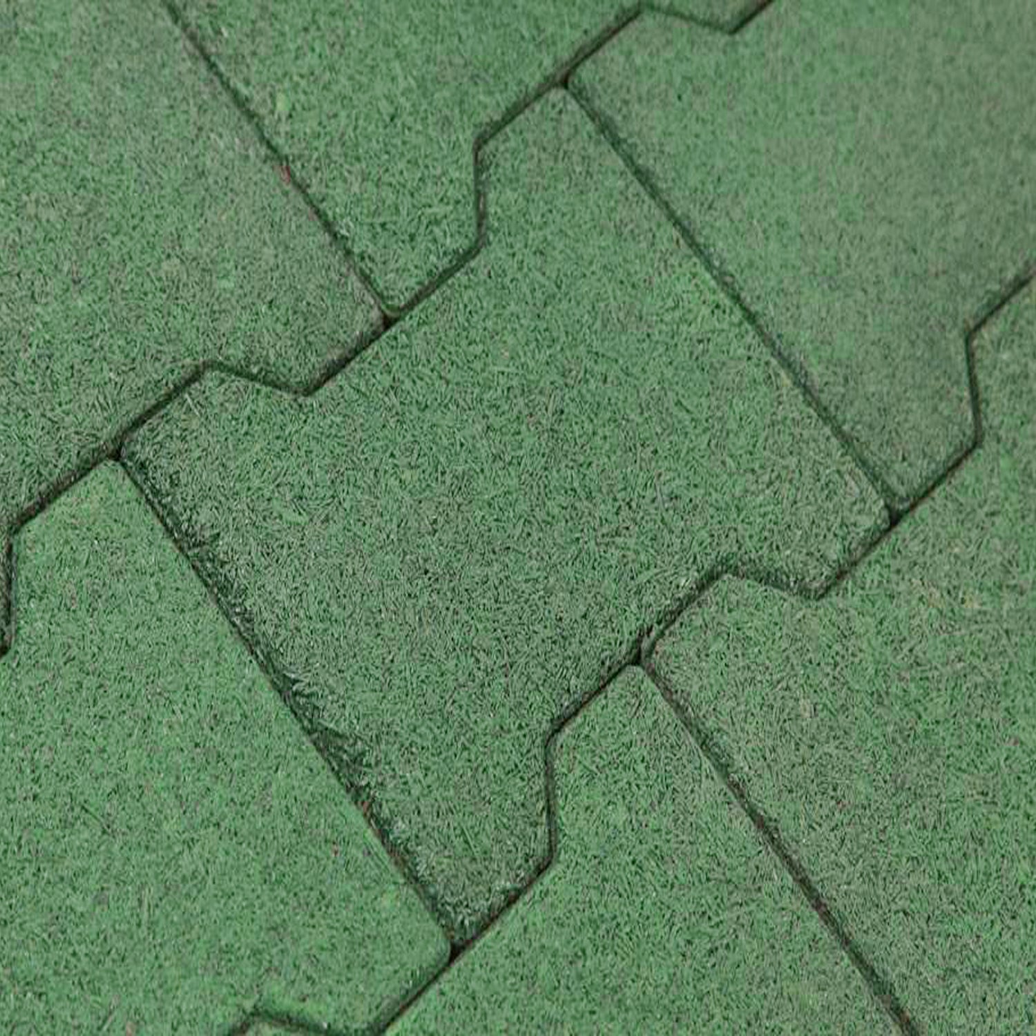 Interlocking Rubber Pavers 3/8 Inch Interlocking Rubber Tiles Black