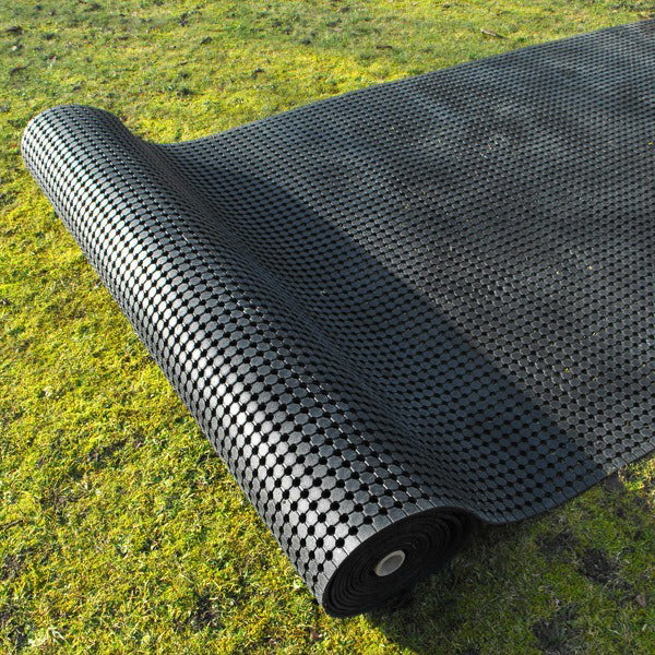 Premium Grade Rubber Grass Matting Roll Parking Nonslip Matting